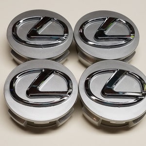Silver Chrome Logo 62mm Lexus Wheel Center Rim Hub Caps Hubcap 4pcs - Etsy