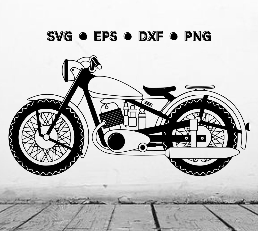 Motorcycle SVG | Motor Bike Svg | Motorcycle Digital Vector File ...