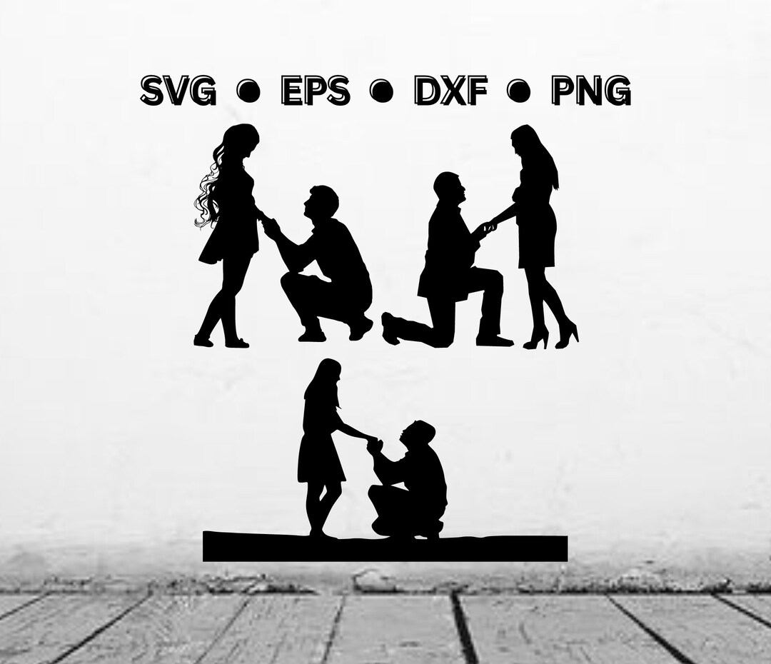Proposal SVG Bundle | Proposal Silhouette | Engagement Digital Vector ...