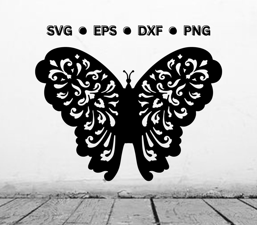 Butterfly SVG Digital Vector File | Butterfly Png | Butterfly Dxf ...