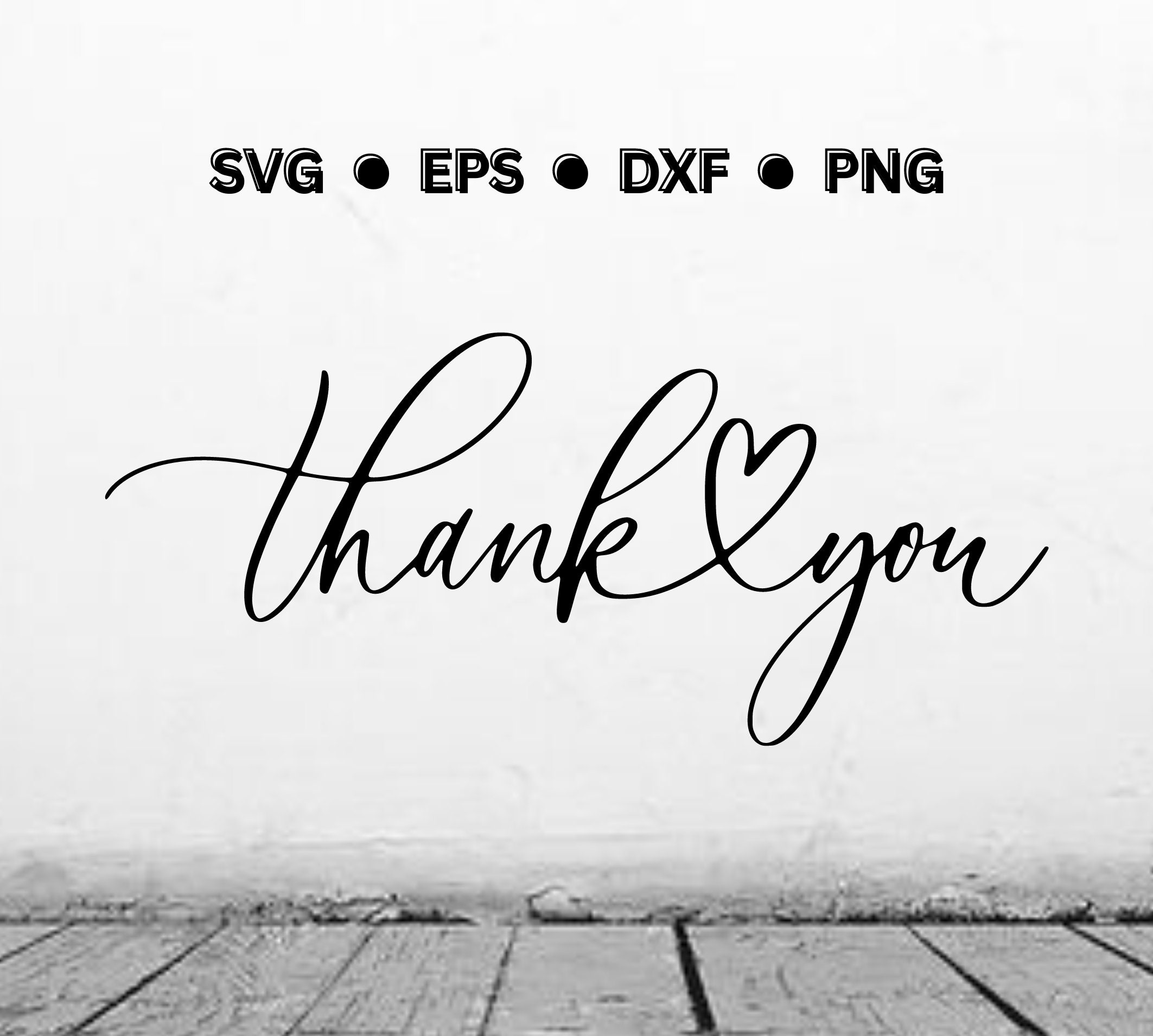 Thank You SVG | Thank You PNG | Thank You Card | Thank You Digital ...