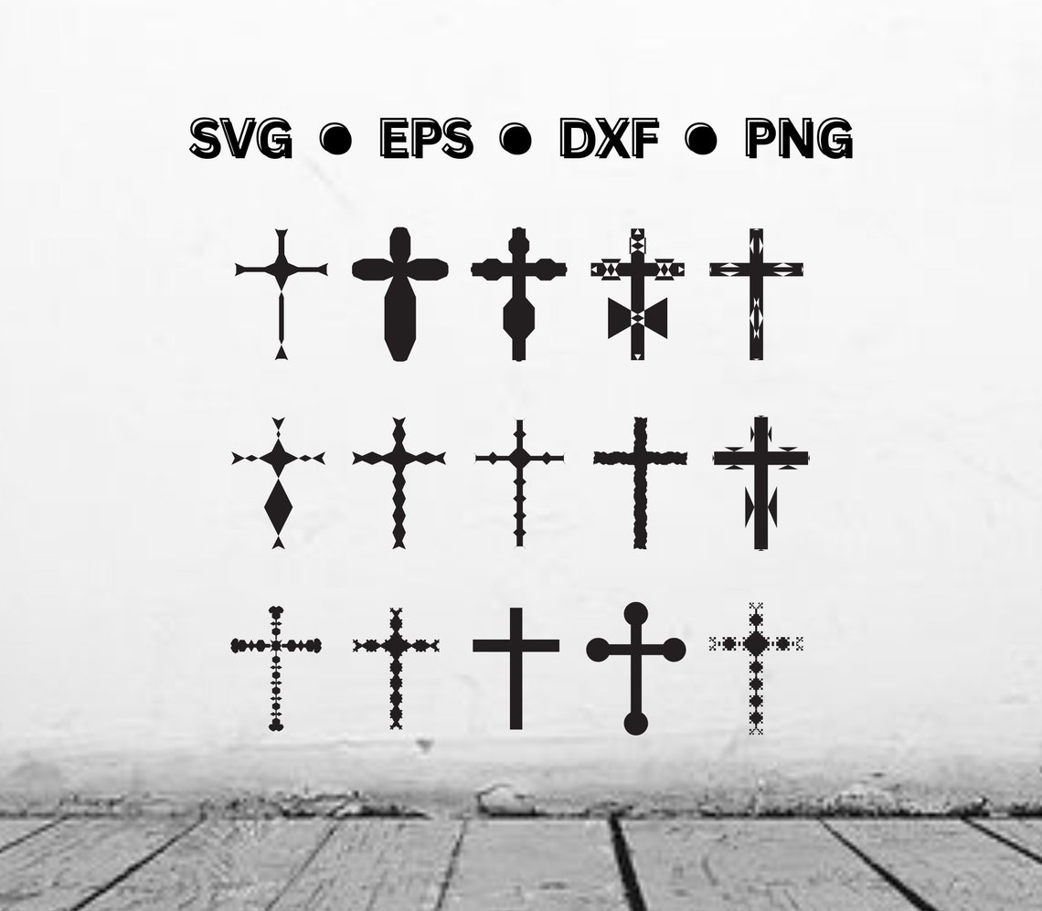 Crosses SVG BUNDLE | Cross Vector File | Cross Svg | Cross Png | Cross ...