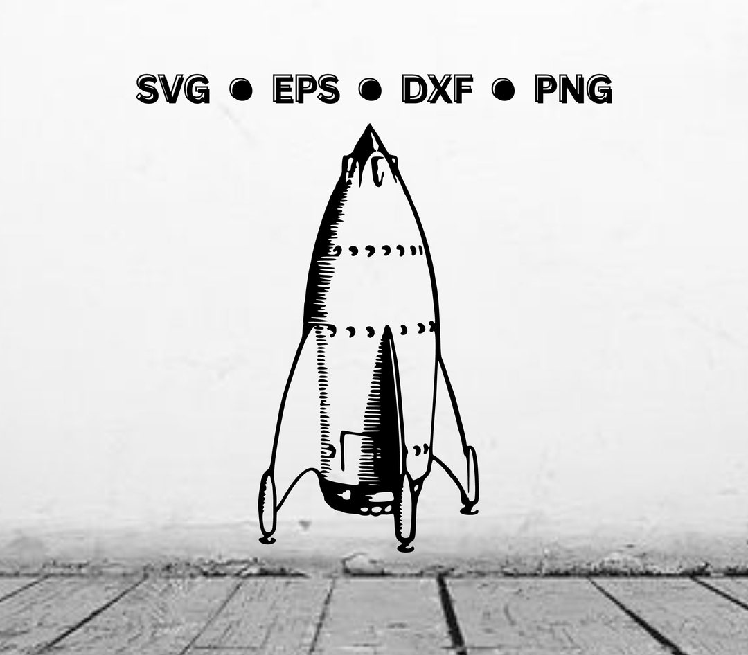 Rocket Ship SVG | Rocket Ship Digital Vector File | Rocket Png | Rocket ...