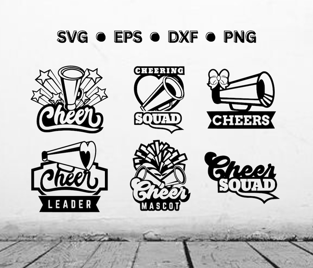 Cheer SVG Bundle | Cheer PNG | Cheerleading SVG | Cheer Digital Vector ...
