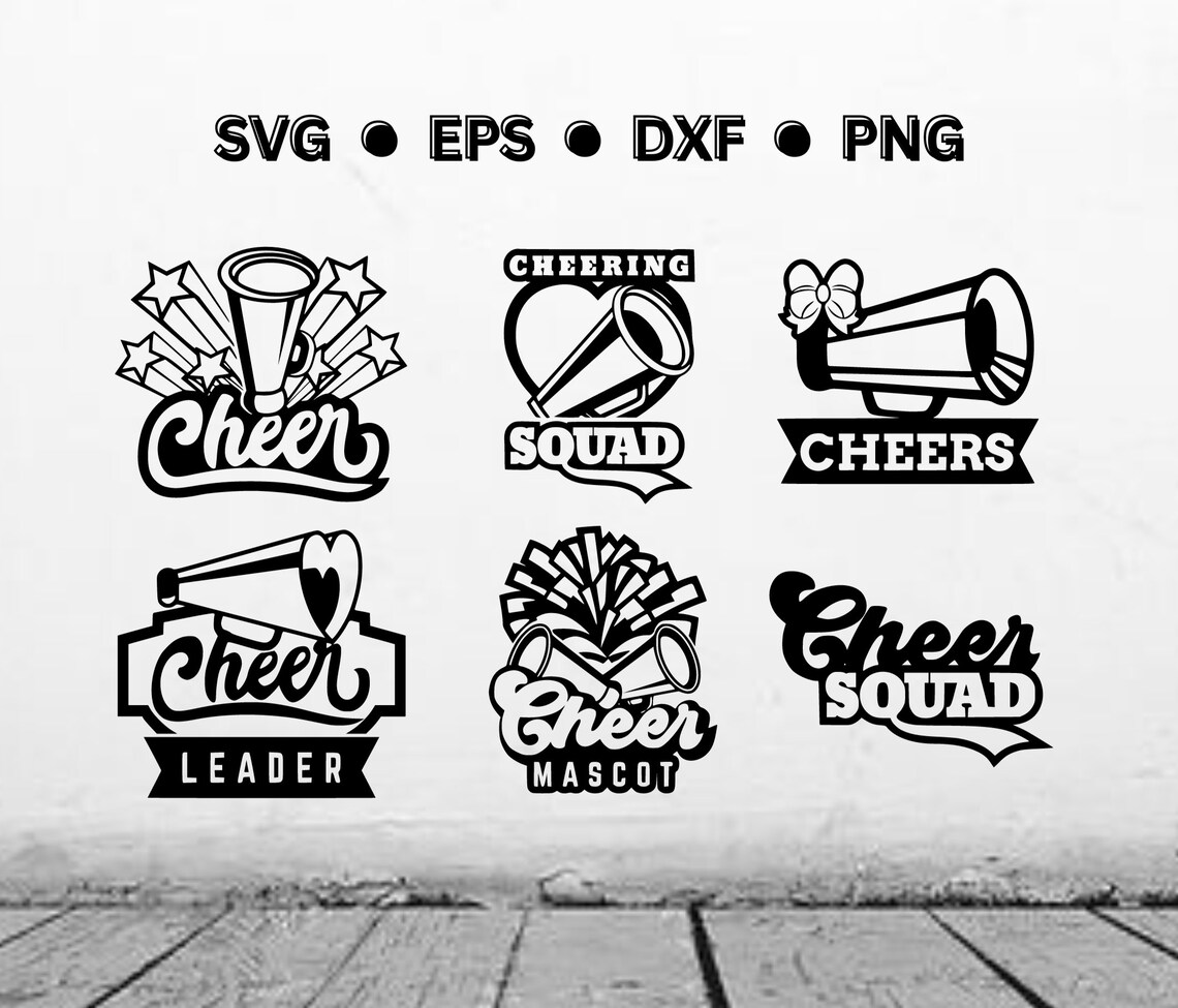 Cheer SVG Bundle | Cheer PNG | Cheerleading SVG | Cheer Digital Vector ...