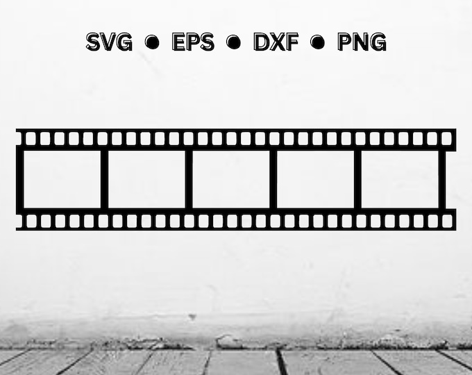 Film Strip SVG #2, Film Strip Clipart, Film Strip Files for Cricut ...