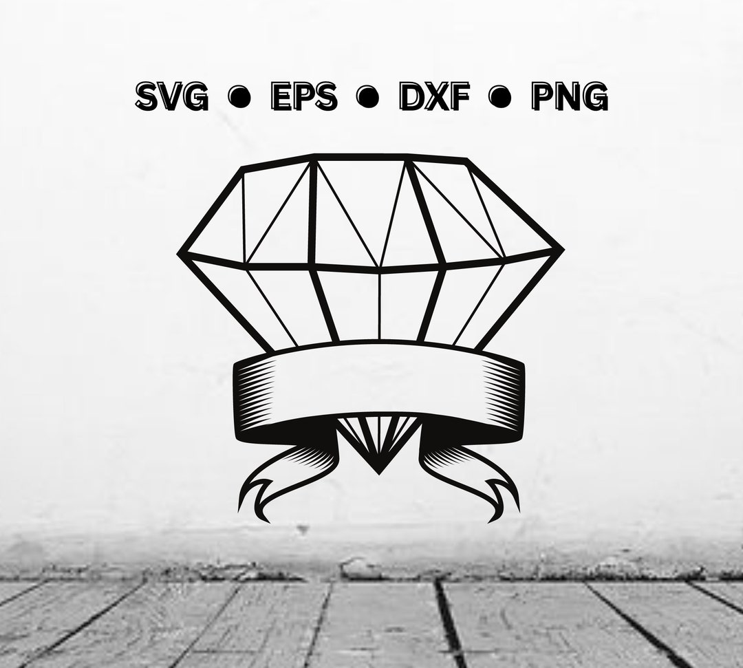 Diamond SVG Digital Vector File for Cricut | Engagement Ring ...