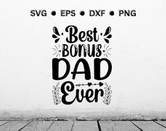 Bonus Dad SVG - Etsy
