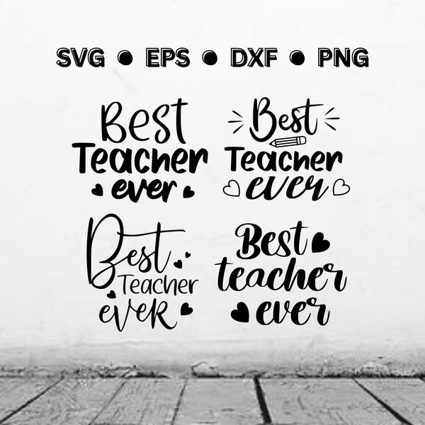 Teacher Appreciation Svg - Etsy