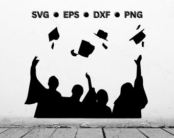 Graduation Cap SVG | Graduation Diploma SVG | Graduation Digital Vector ...