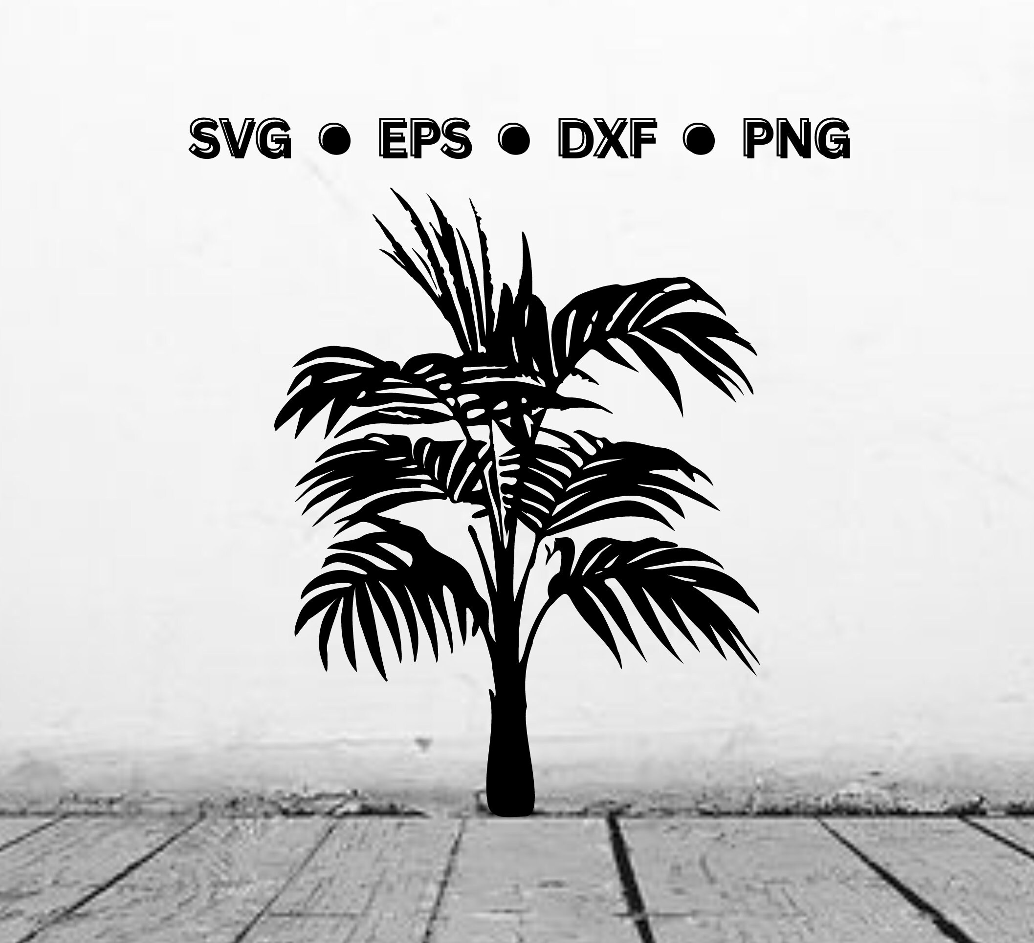 Palm Tree SVG | SVG Digital Vector Cut File for Cricut or Laser | Palm ...