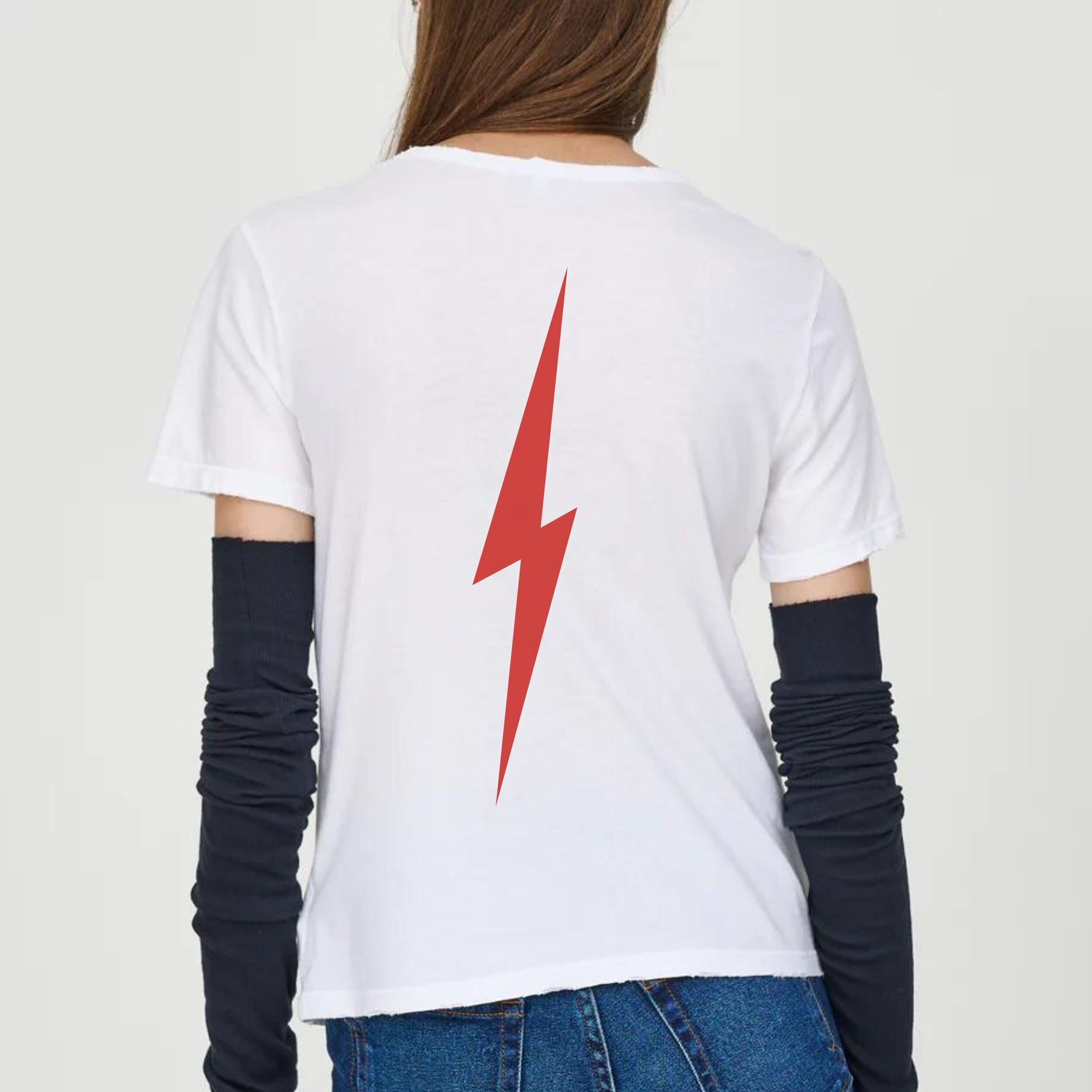 Lightning Bolt Statement T-shirt - Etsy