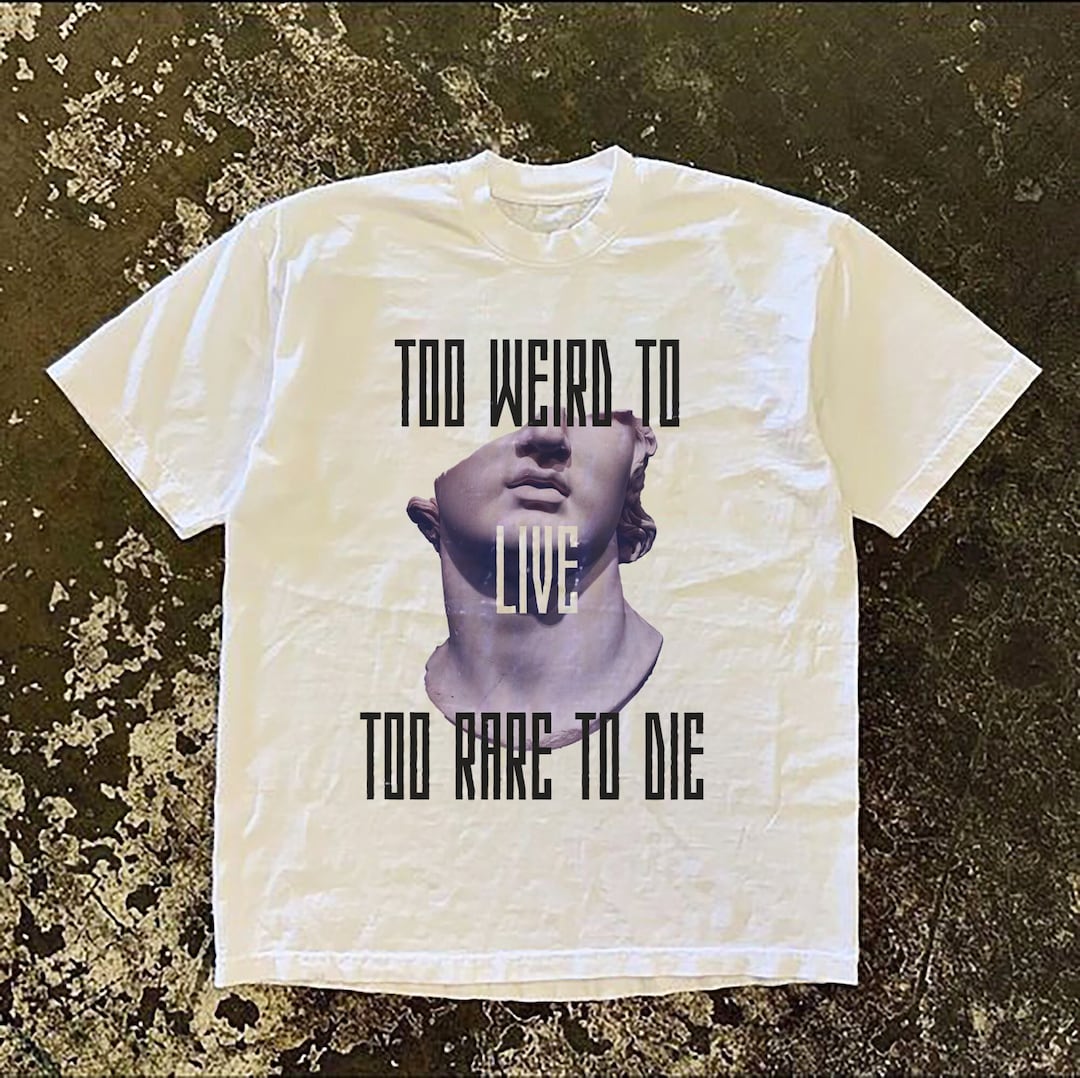 Hunter S Thompson T-shirt | "too Weird to Live" Graphic Tee - Etsy