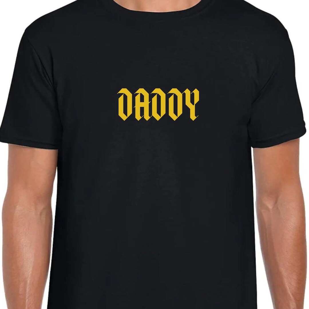 DADDY T-shirt Dad Top Minimal Statement Tee - Etsy