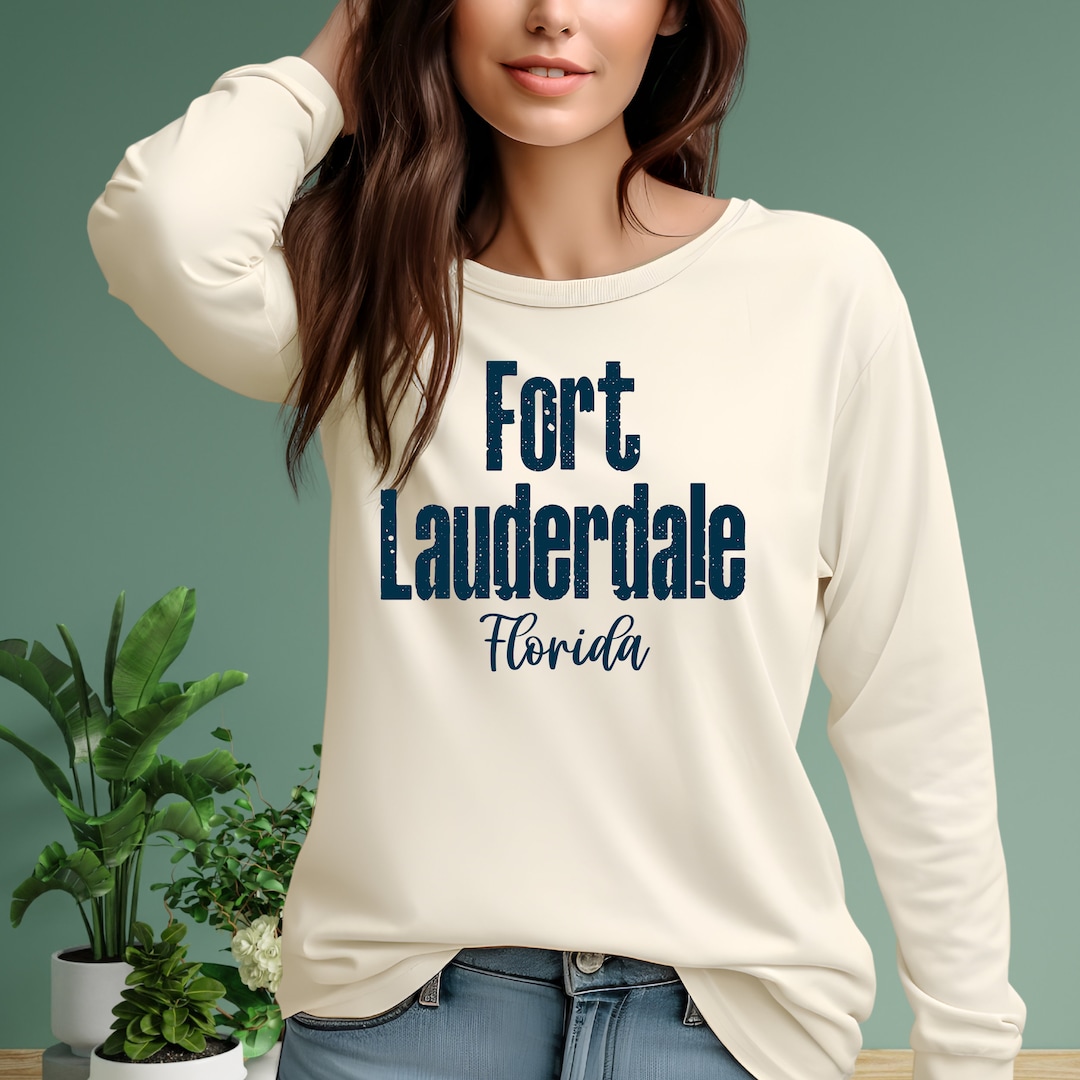 Fort Lauderdale Souvenir T Shirt, Florida Beach Shirt, Comfort Colors ...