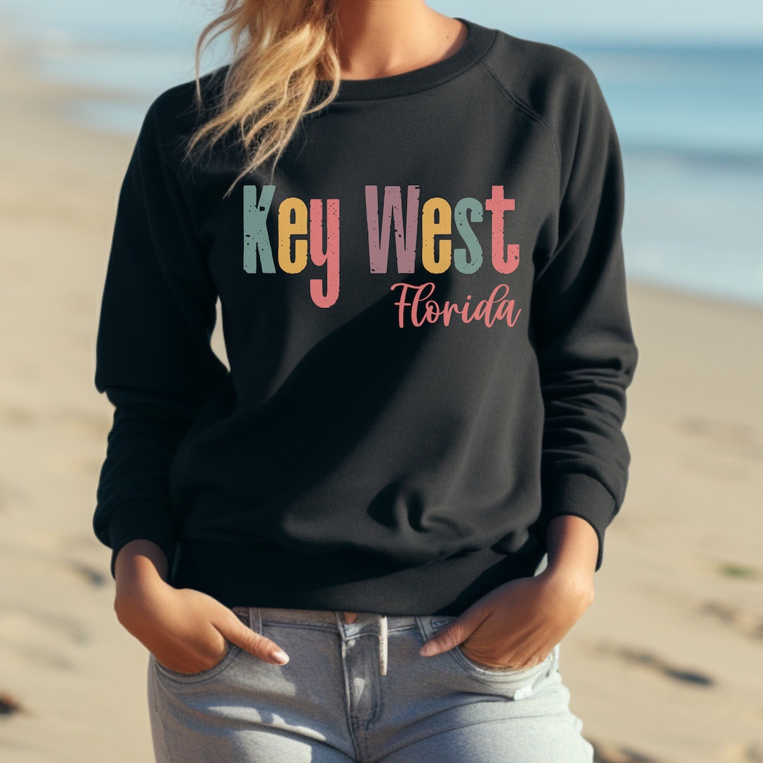 Key West Sweatshirt, Florida Beach Shirt, Key West T Shirt, Beachy ...