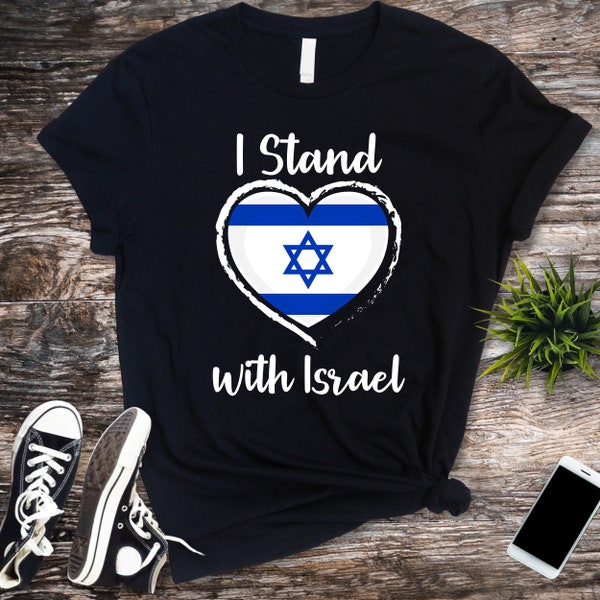 I Stand With Israel Shirt - Etsy