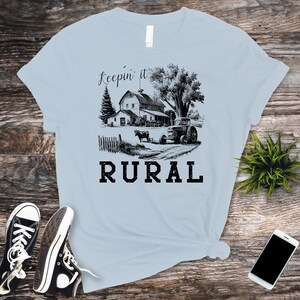 Keeping It Rural Shirt Country Girl Farm Life Tshirt Gift - Etsy