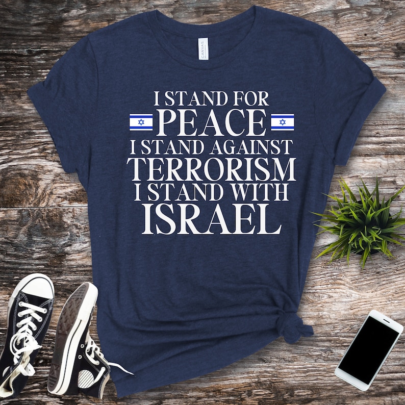 Support Israel Shirts I Stand With Israel Shirt I Stand for Peace ...
