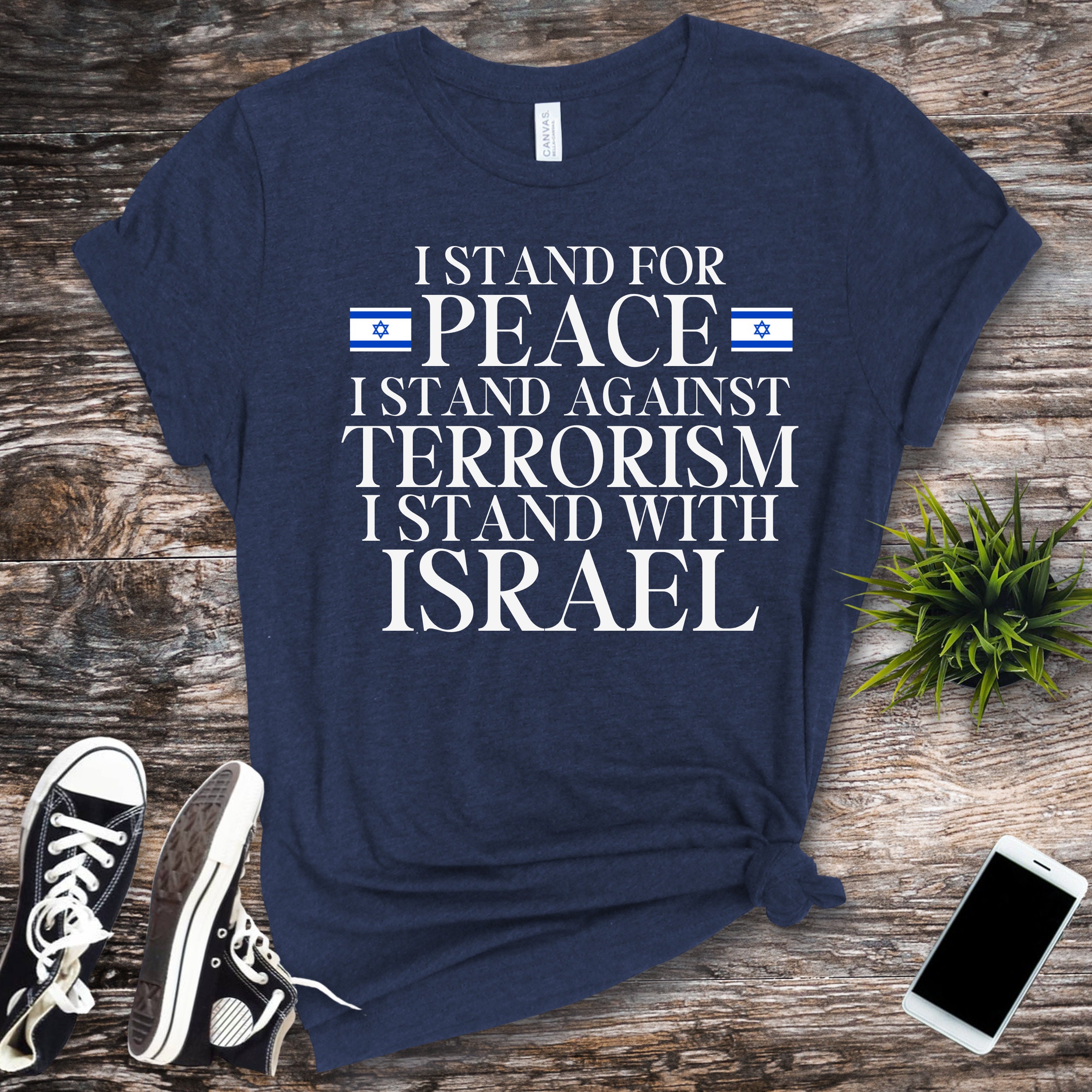 Support Israel Shirts I Stand With Israel Shirt I Stand for Peace ...