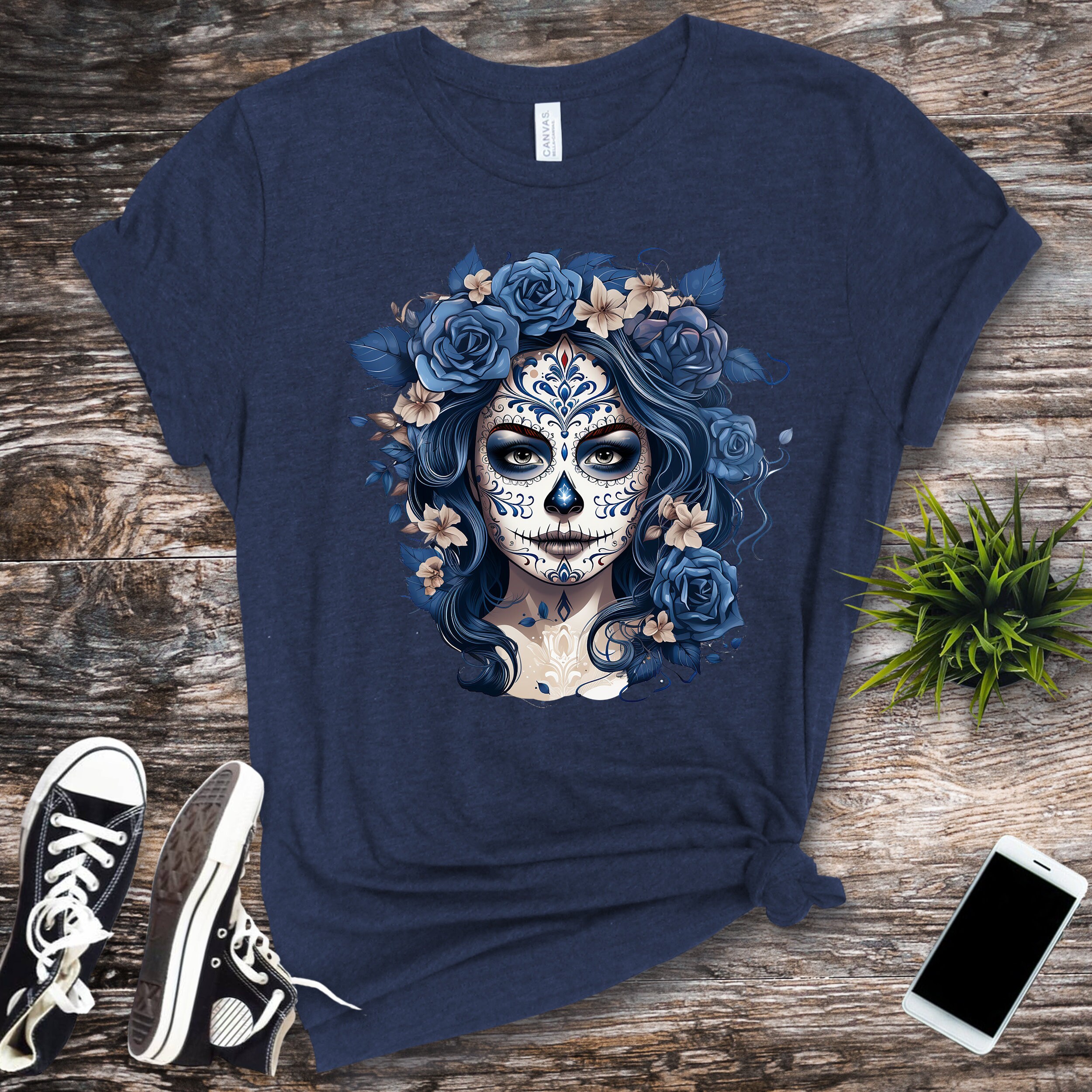 La Catrina Dia De Los Muertos Shirt Day of the Dead Shirts Mexican ...