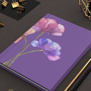 Flower Notebook, Hardcover Notebook, Aesthetic Notebook, Goodnotes ...