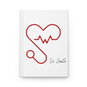 Medical Student Gift, Personalized Notebook, Custom Notebook, Hardcover ...