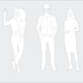 Vector Illustrations of People Standing: Perfect for Architectural ...