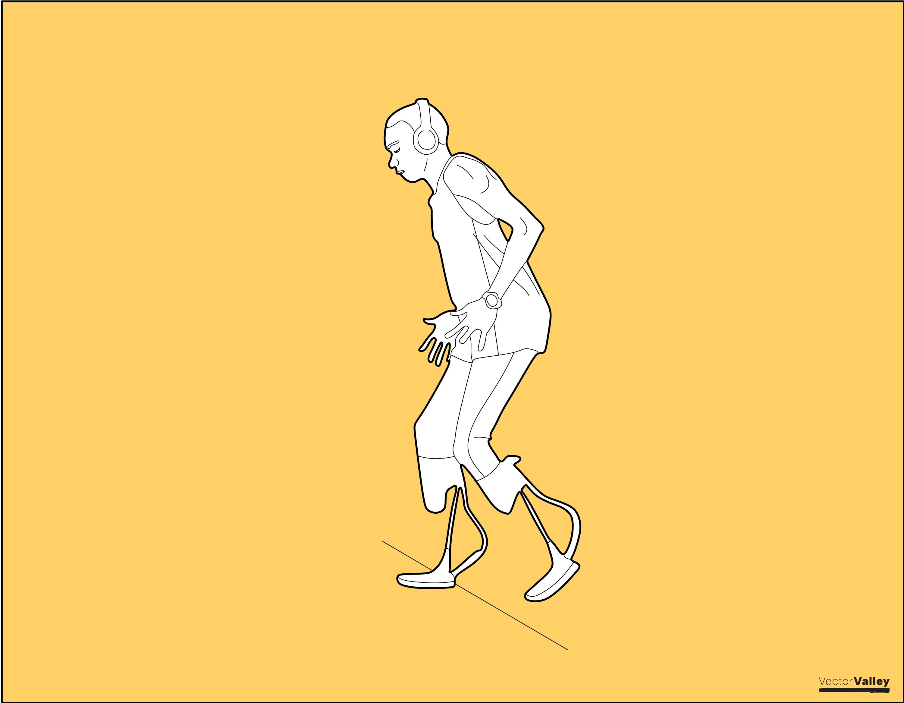 Stair Climbing Vector Illustrations: Perfect for Architects and Digital ...