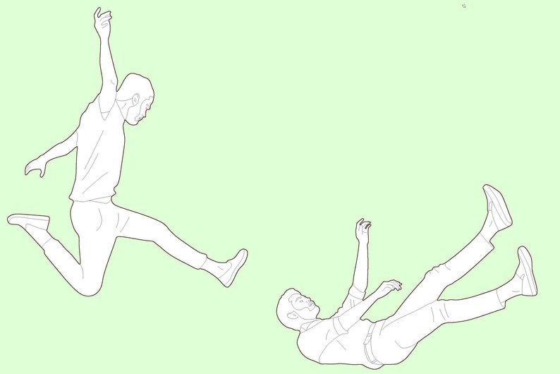 Jump for Joy: Vector Illustrations of People in Motion for Digital ...
