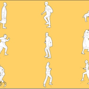 Stair Climbing Vector Illustrations: Perfect for Architects and Digital ...