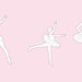 Ballerina Poses: Vector Set for Digital Illustrations and Architectural ...