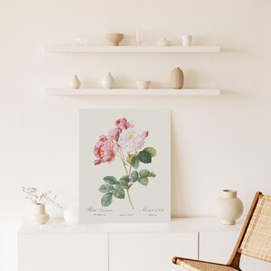 Printable Rose Wall Art Set of 2 - Etsy