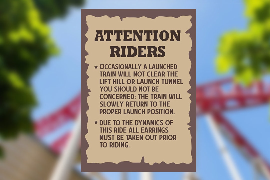 Maverick Rollback Warning Sign - Etsy