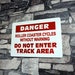 Danger - Do Not Enter Track Area Rollercoaster Sign - Etsy