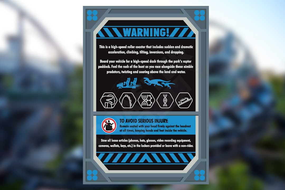 Velociraptor Coaster Sign - Etsy