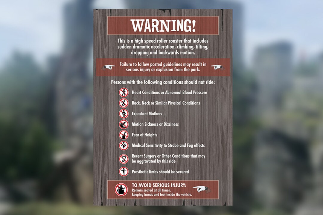 Hagrid's Motorbike Adventure Coaster Sign - Etsy