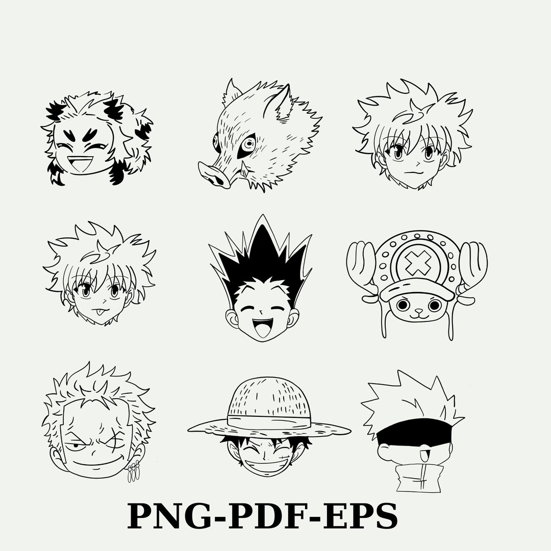 Demon Slayer Svg Bundle , Hunter X Hunter, Hashira Svg , Anime Svg ...