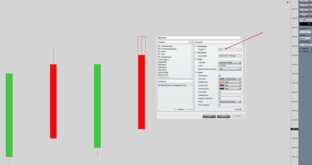 MTF Range Bar Indicator Ninjatrader8 Platform - Etsy