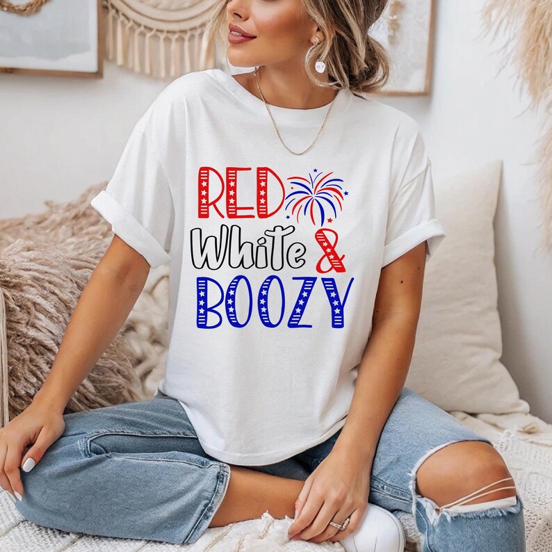 Red White and Boozy, SVG, Cut Files, Cricut - Etsy