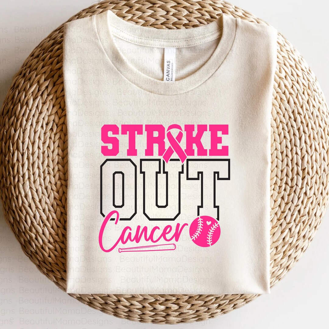 Strike Out Cancer, SVG, Cut File, Baseball, Softball, Cricut - Etsy