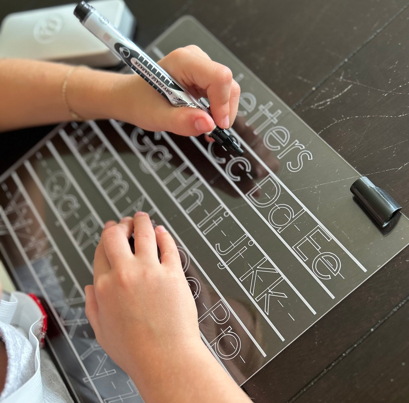 Dry Erase Educational Boards Letter Tracing Number Tracing - Etsy