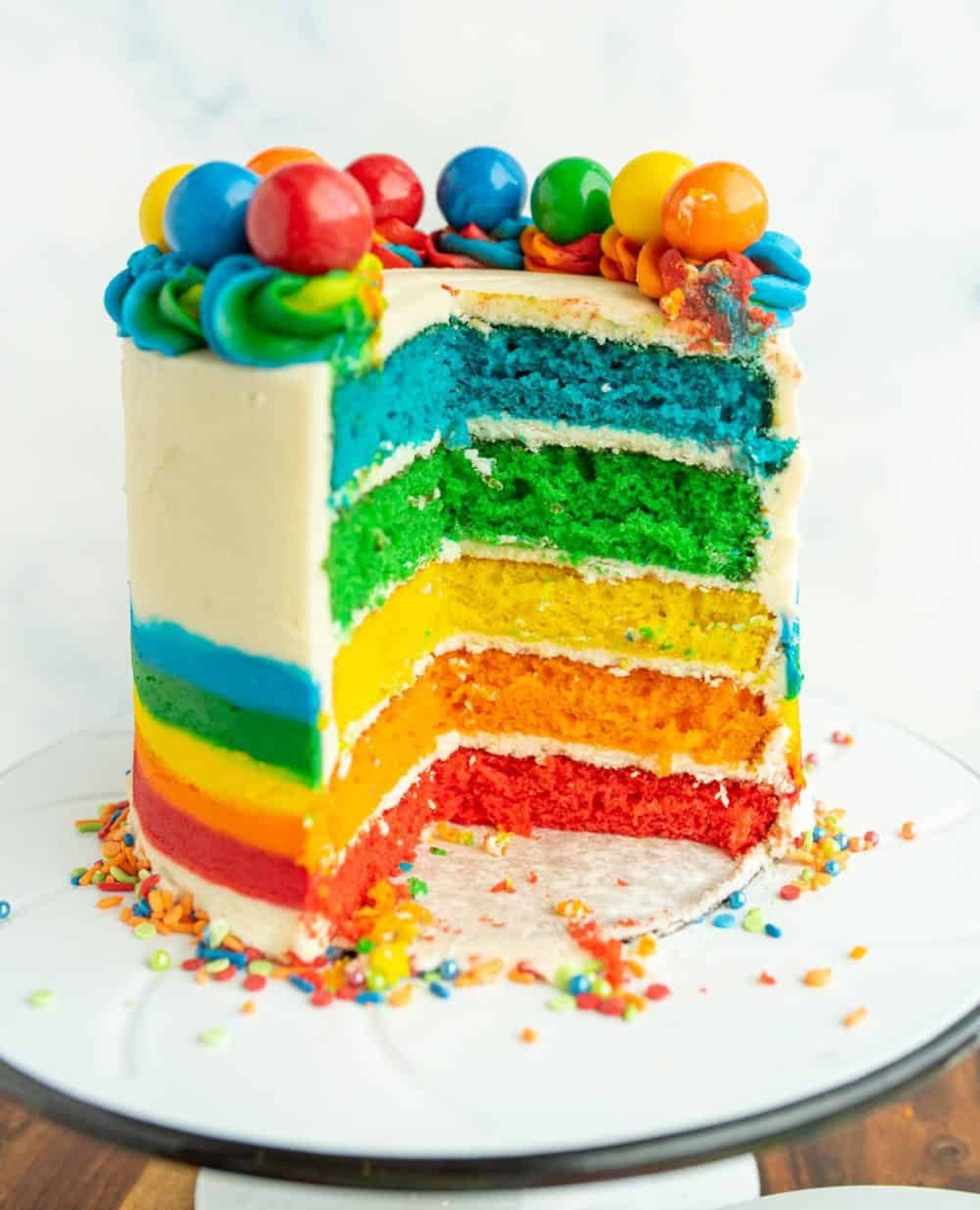 Rainbow Cake by Magic Recipe Book - Etsy