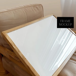 Close up Horizontal Frame Mockup for Photoshop - Window Reflection ...