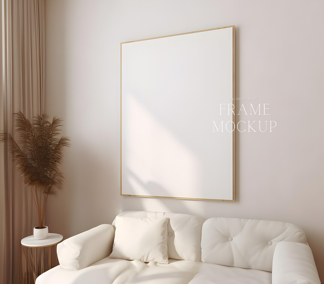 Tall Frame Poster Mockup - Vertical Poster Mockup - 27X36 - PSD - Smart ...
