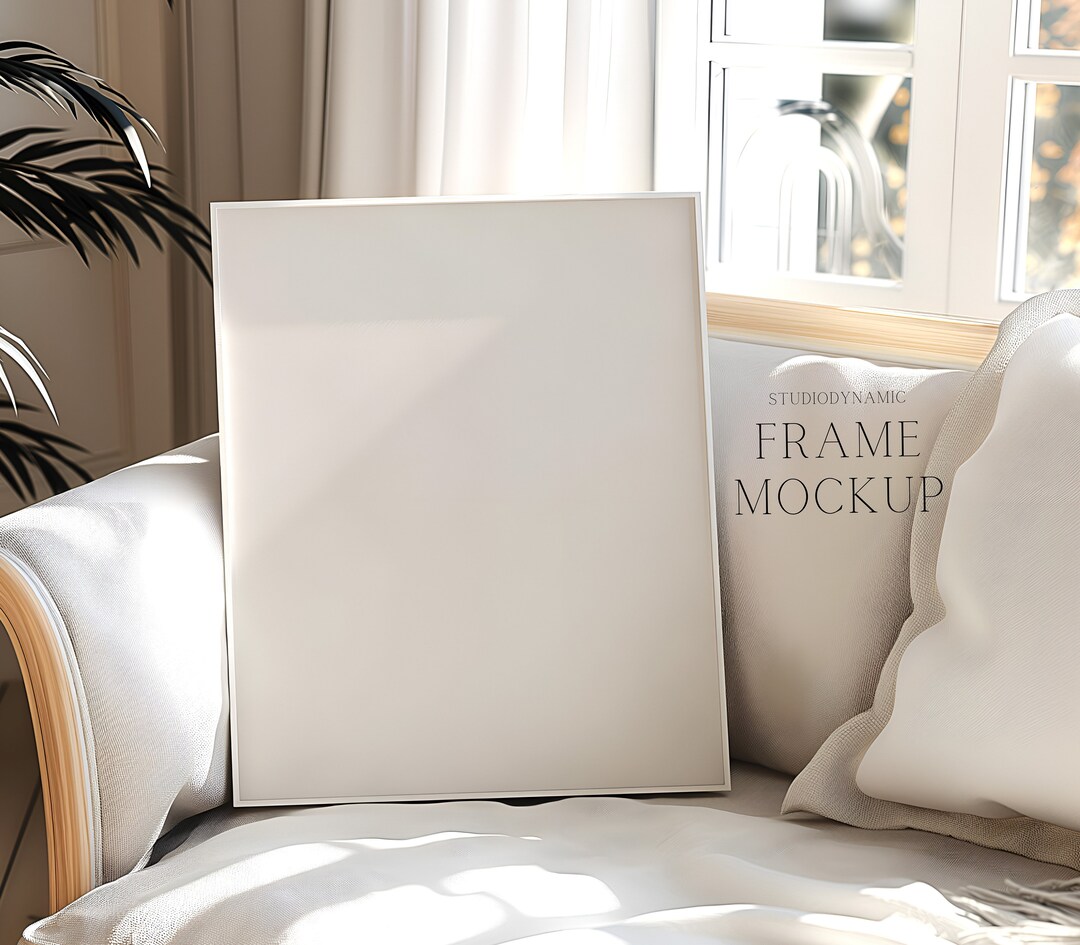 Single Frame Mockup - Vertical Frame - in Home Interior - Poster Mockup ...