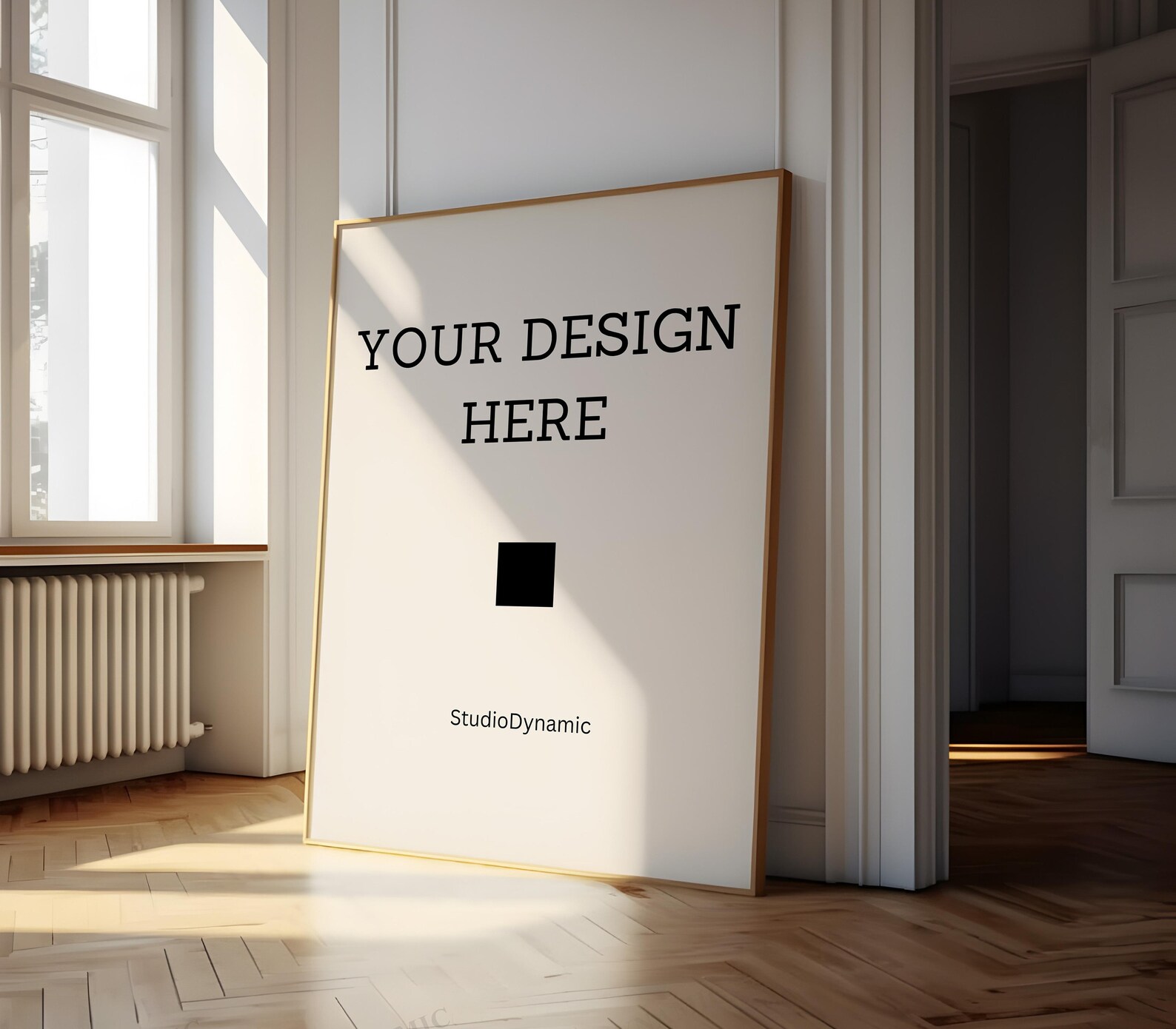 Single Frame Mockup - Poster Mockup - Natural Light Mockup - Minimalist ...