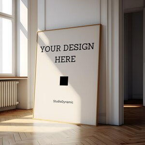 Single Frame Mockup - Poster Mockup - Natural Light Mockup - Minimalist ...