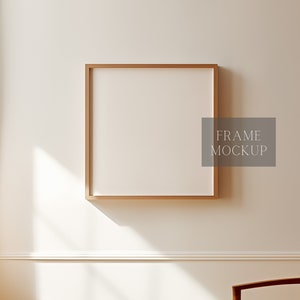 Square Frame Mockup - Minimalist Frame Mockup - 12X12 - PSD - Smart ...