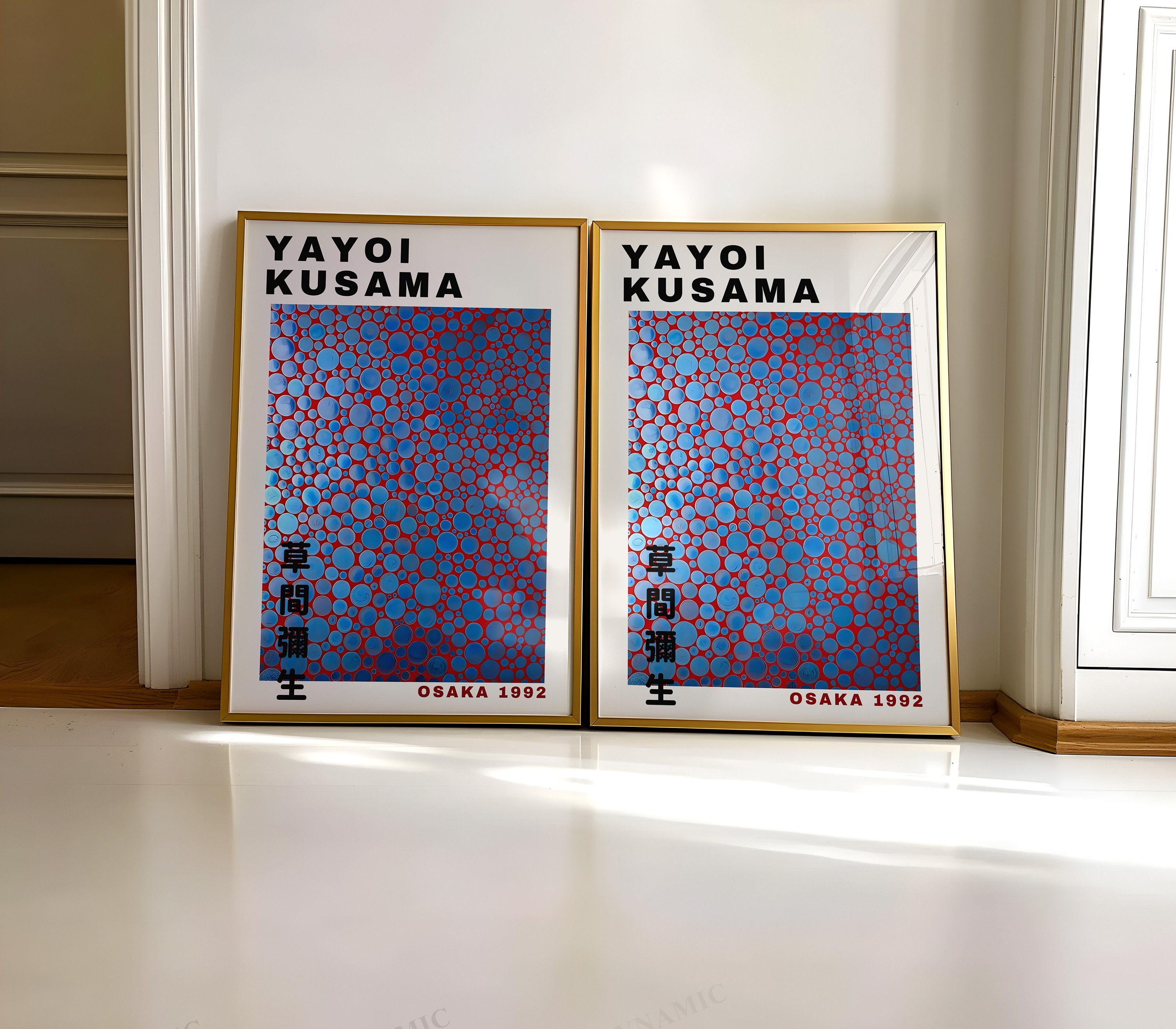 2 Frame Mockup - Duo Frame With Minimal Design - Glass Reflection Two ...